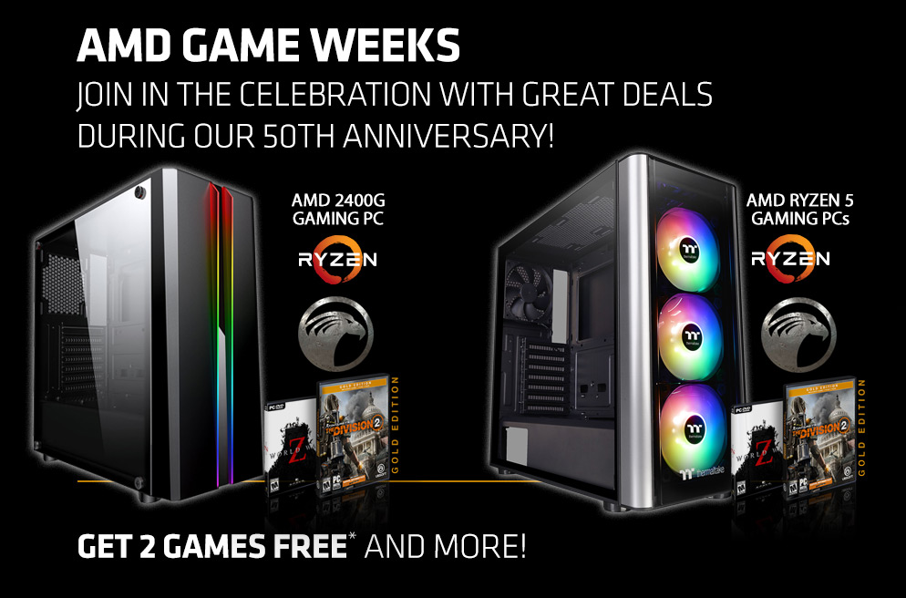 AMD 50 YEAR ANNIVERSARY Falcon Computers
