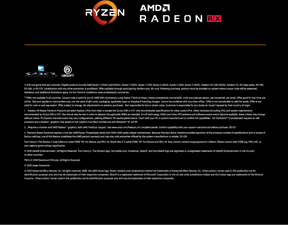 AMD 50 YEAR ANNIVERSARY Falcon Computers