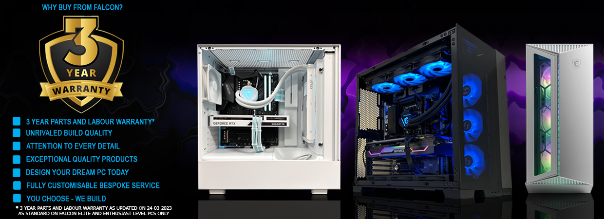 Falcon AMD Ryzen Gaming PC System | Falcon Computers