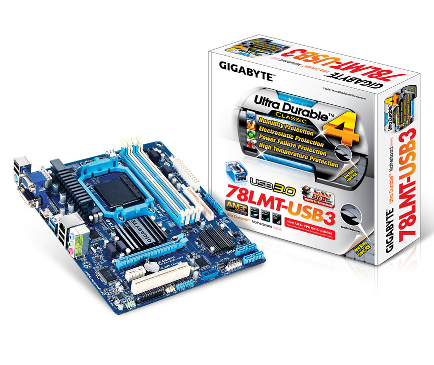 Gigabyte AM3+ FX Ready DDR3 Micro ATX Mainboard With USB3 Sound Vga ...