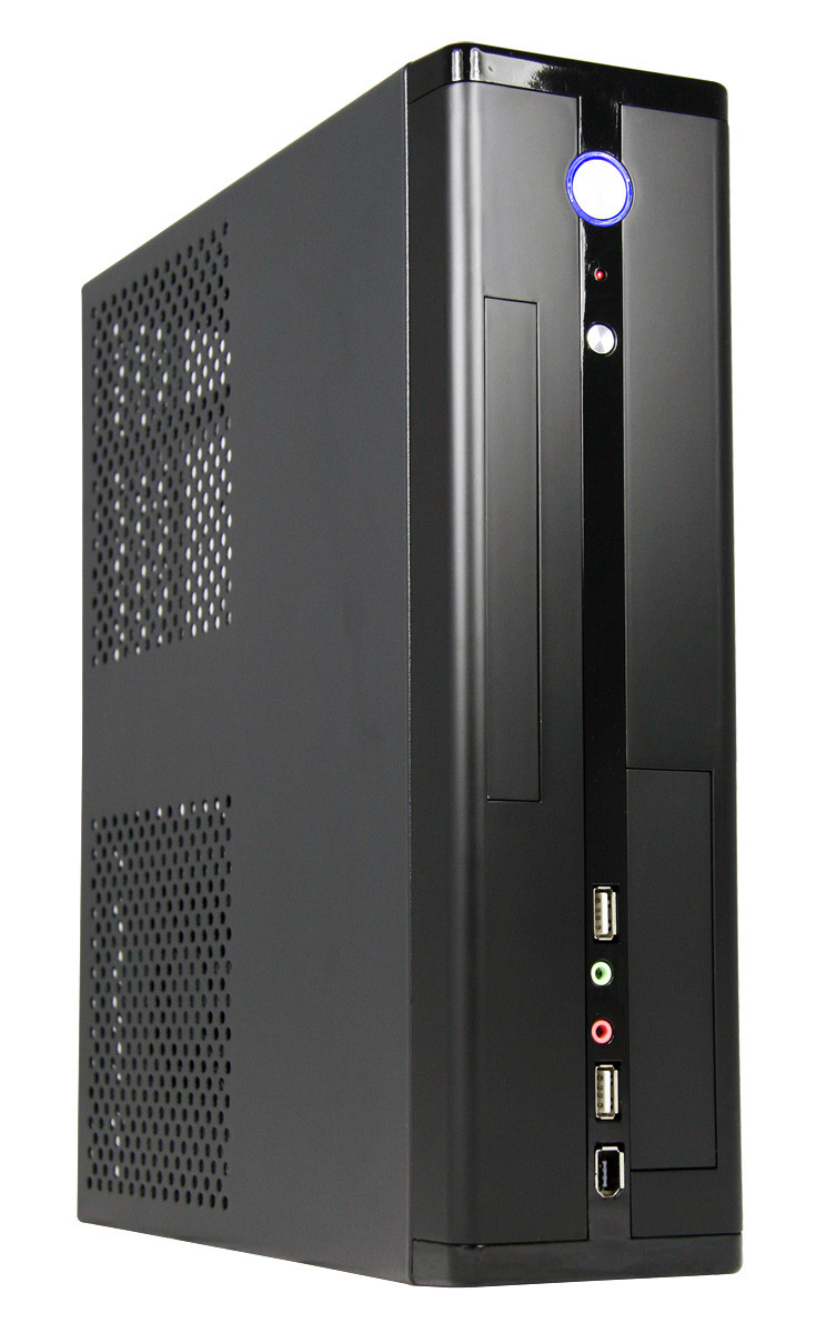 CIT Black Mini ITX Case with 300W PSU | Falcon Computers