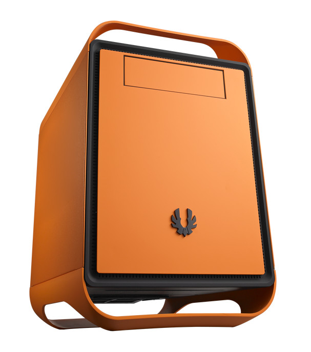 BitFenix Prodigy Micro-ATX Cube Case - ORANGE | Falcon Computers