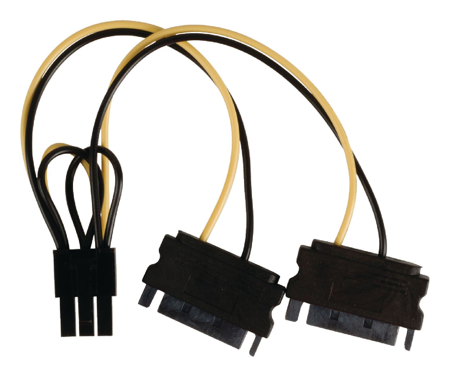 Value Line Internal power splitter cable PCI Express female - 2x SATA ...
