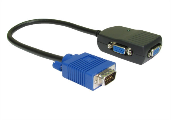 Newlink 2 Way 300MHZ VGA Monitor Splitter Cable | Falcon Computers