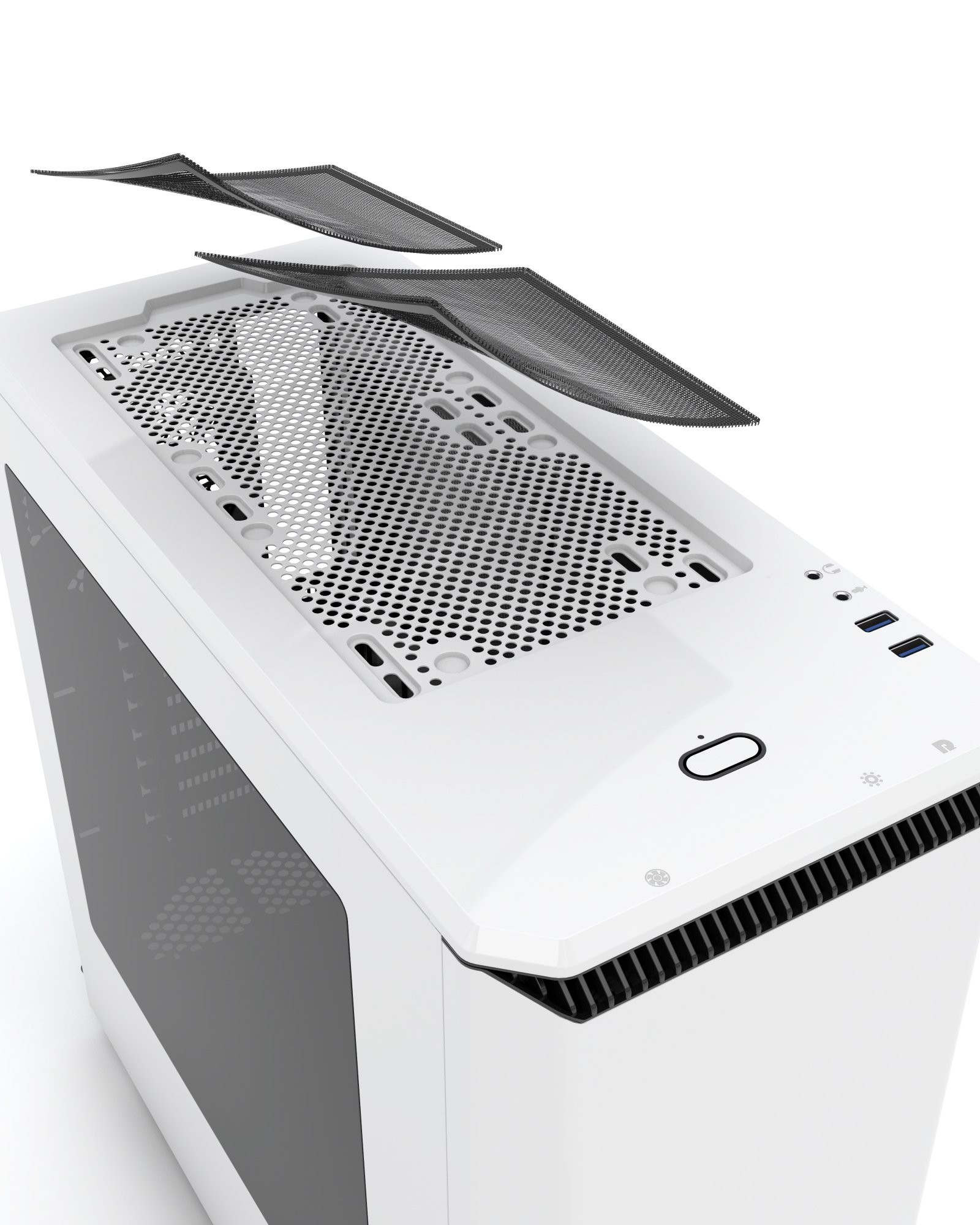 Phanteks Eclipse P400 Midi Tower Case - White - Window | Falcon Computers