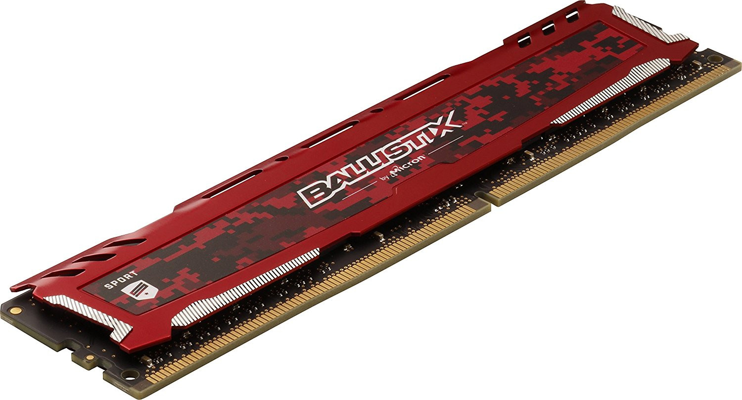 Crucial 16GB Ballistix DDR4 2400MHz Memory - Single Stick - Red ...