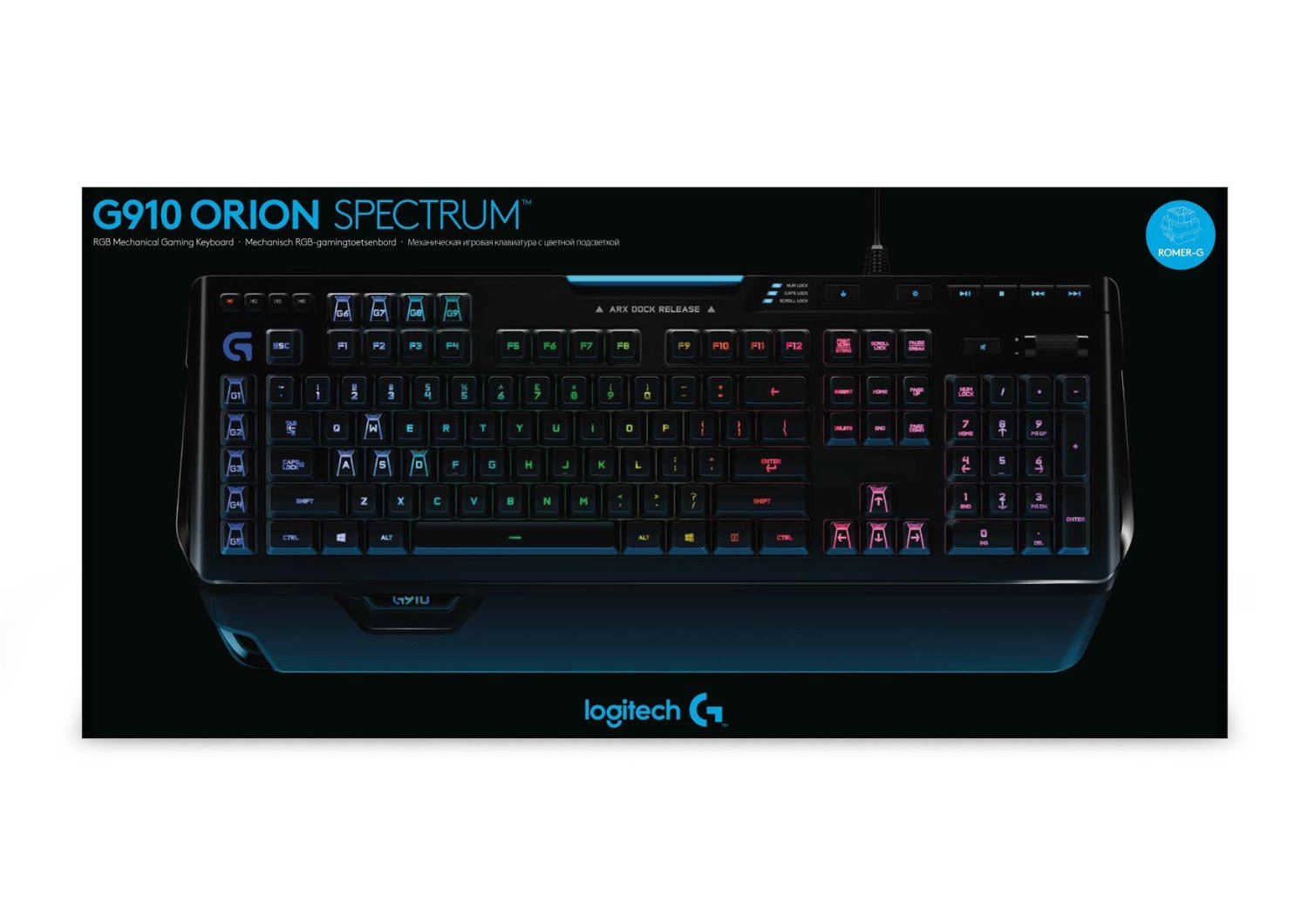 Logitech Orion Spectrum RGB Mechanical Gaming Keyboard - UK-Layout ...
