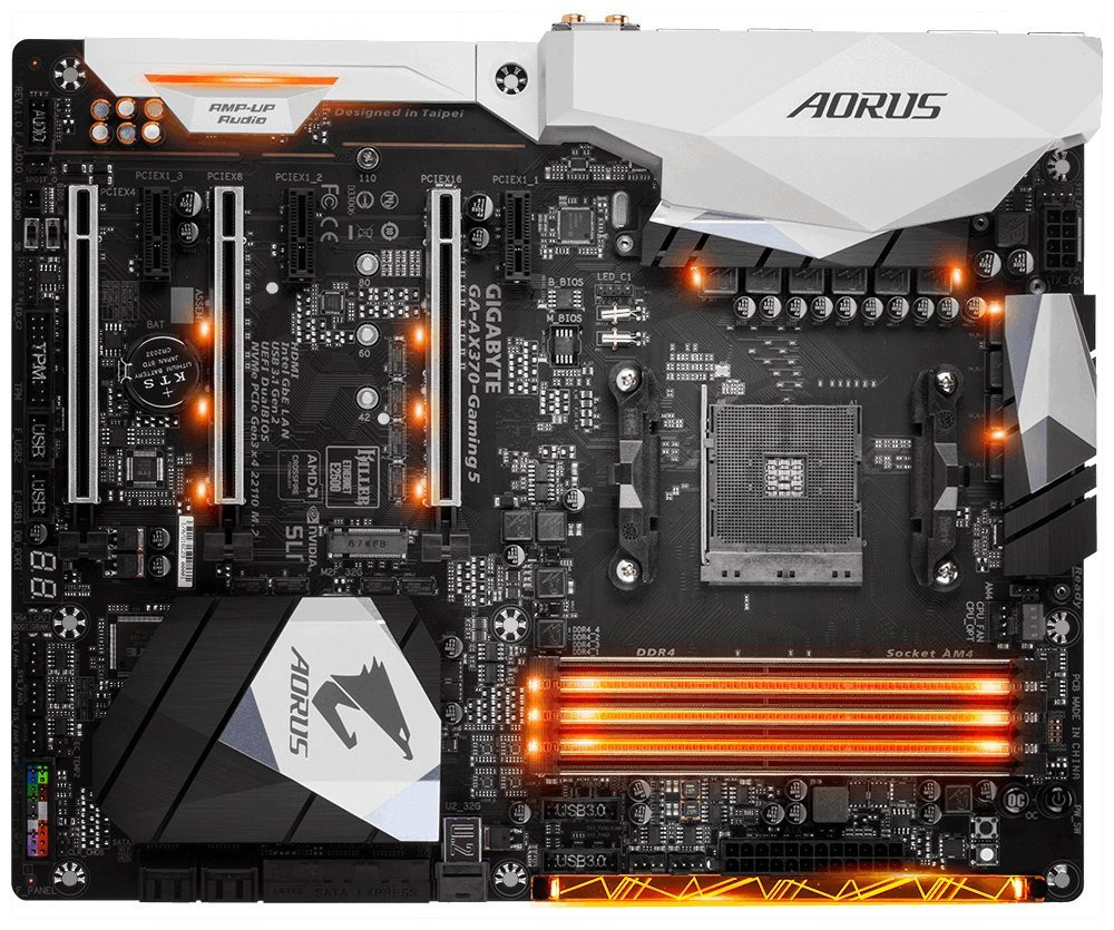 Gigabyte AMD Ryzen AM4 DDR4 ATX Motherboard (upgraded to Gen2 Bios ...
