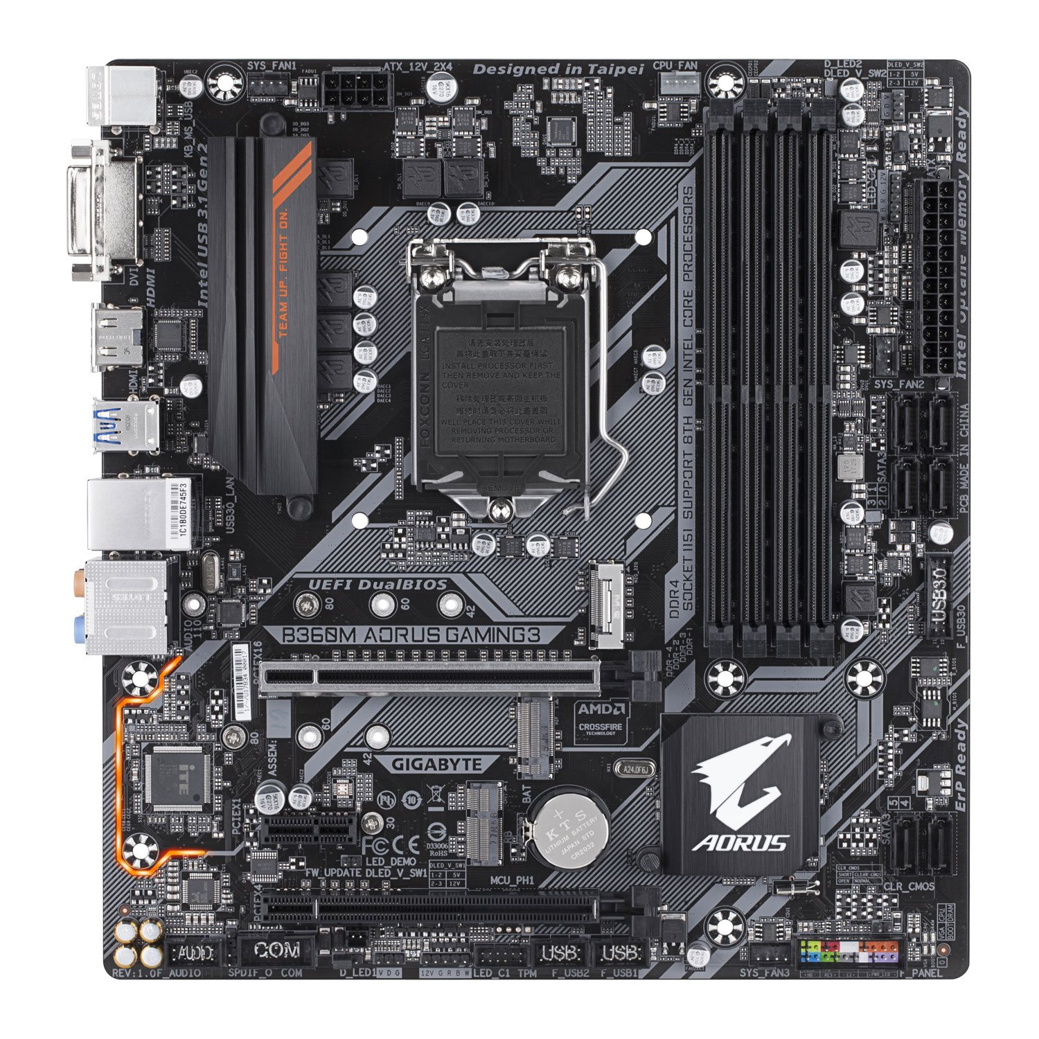 Gigabyte AORUS Intel B360M GAMING 3 Coffee Lake Micro ATX Motherboard ...