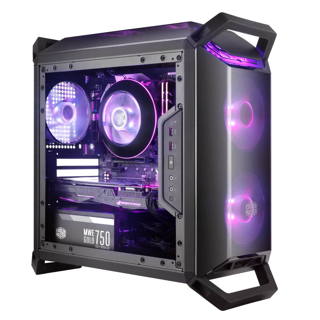 Coolermaster Cooler Master MasterBox Q300P Black Mini Tower Case (M-ITX ...