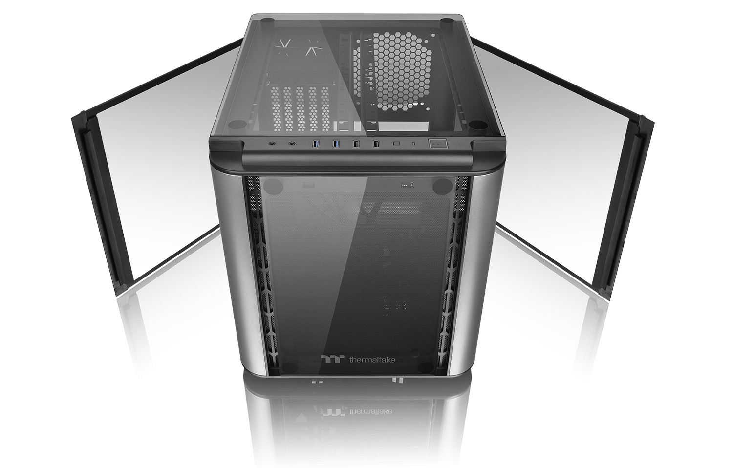 Thermaltake Thermaltake Level 20 VT Cube Case, mATX, mITX, Black, USB 3 ...