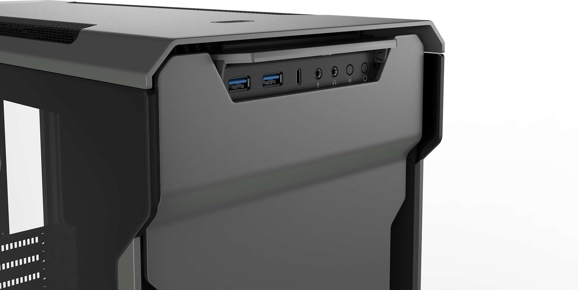 Phanteks Enthoo Evolv X Digital Midi Tower Glass Gaming Case - Gunmetal ...