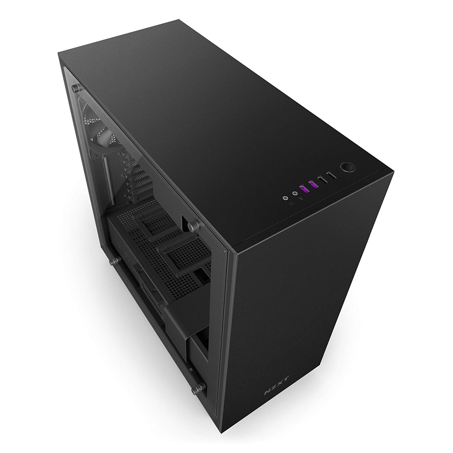 NZXT Black H700 Tempered Glass Window Tower PC Gaming Case