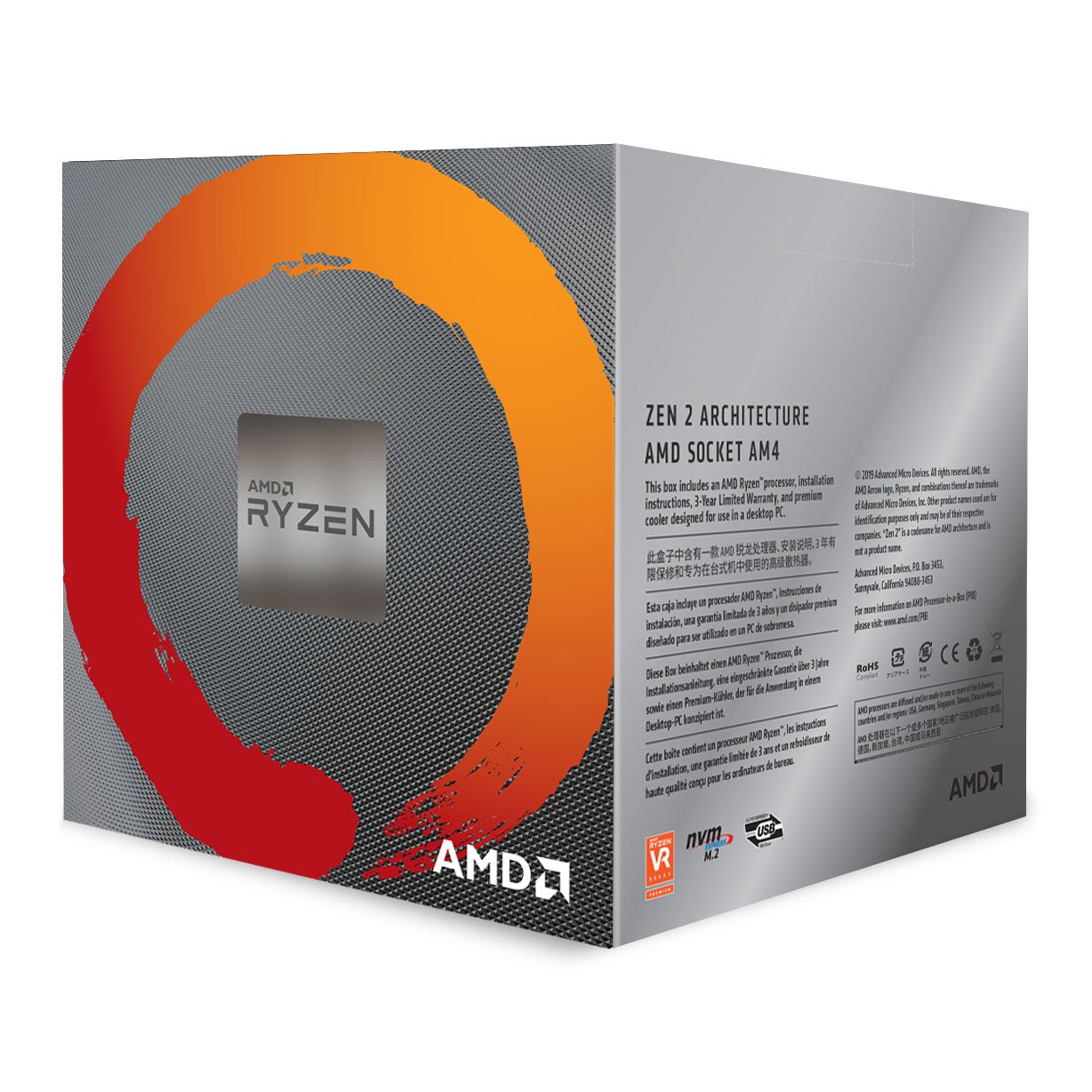 AMD Ryzen 7 3700X Processor (8 Core / 16 Thread, 32MB Cache, 4.4 GHz ...