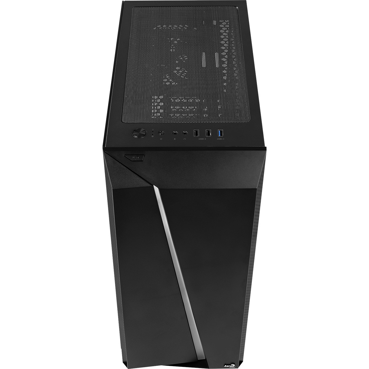 Aerocool ACOOLCSCYLONPROTG Cylon Pro Black RGB LED Midi Case with ...