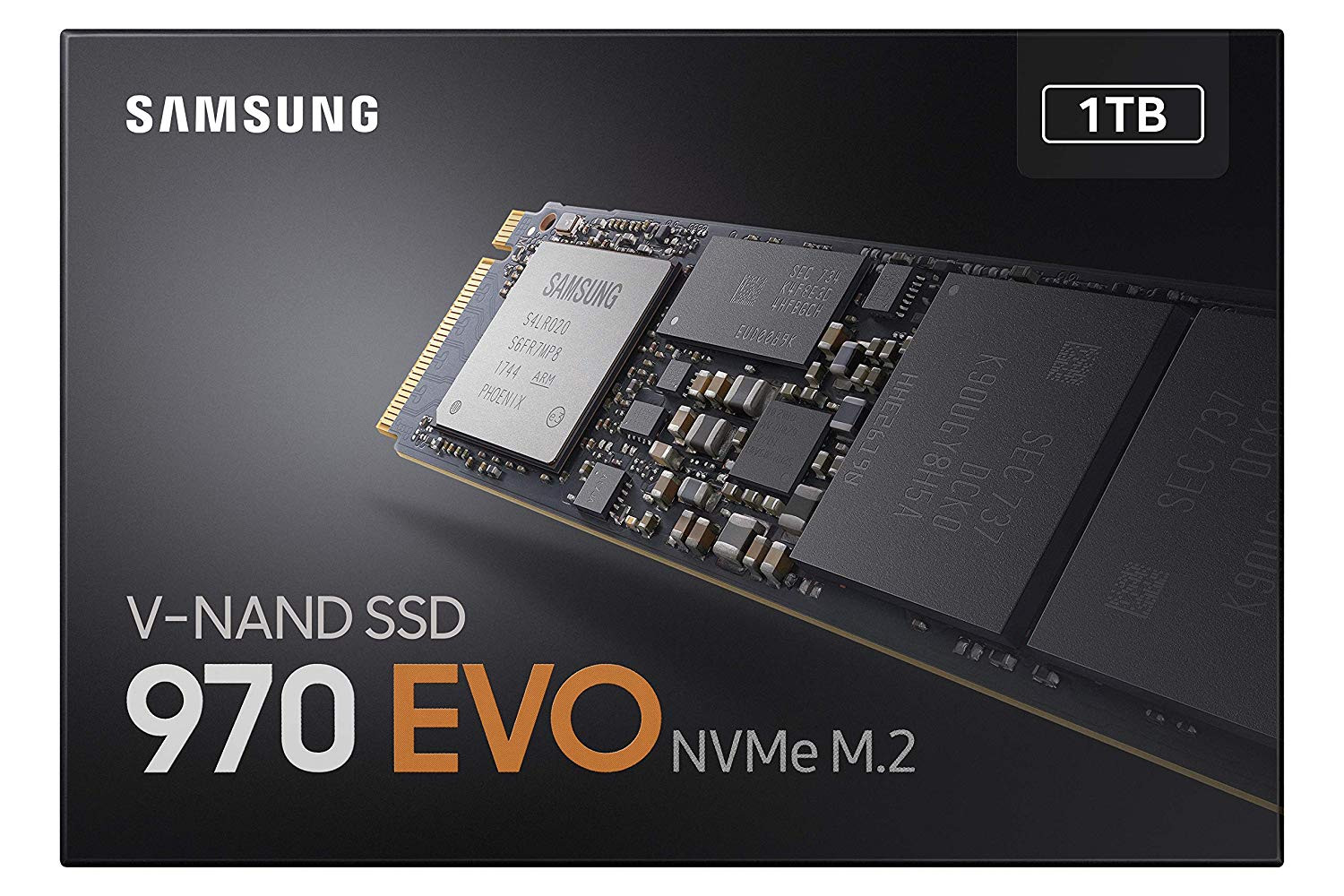 Samsung 1TB (1000GB) 970 EVO M.2 PCIe High Performance NVMe SSD/Solid ...