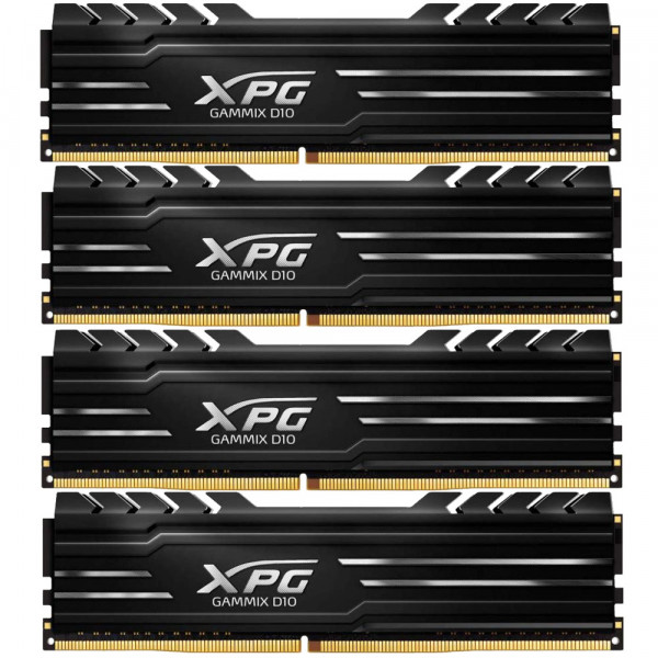 XPG GAMMIX D10 Black, 32GB, DDR4, 3200MHz, CL16, XMP 2.0, DIMM Memory ...
