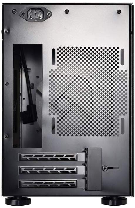 Lian Li Aluminium Mini-ITX Case - Silver Window - with Magnetic Handle ...