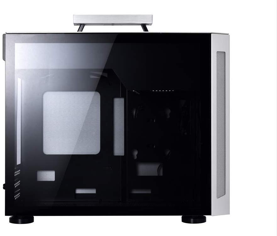Lian Li Aluminium Mini-ITX Case - Silver Window - with Magnetic Handle ...