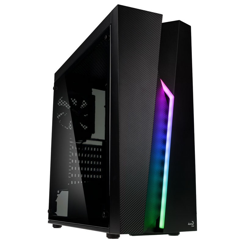Aerocool Bolt ATX Case with RGB and Acrylic Side Panel | Falcon Computers