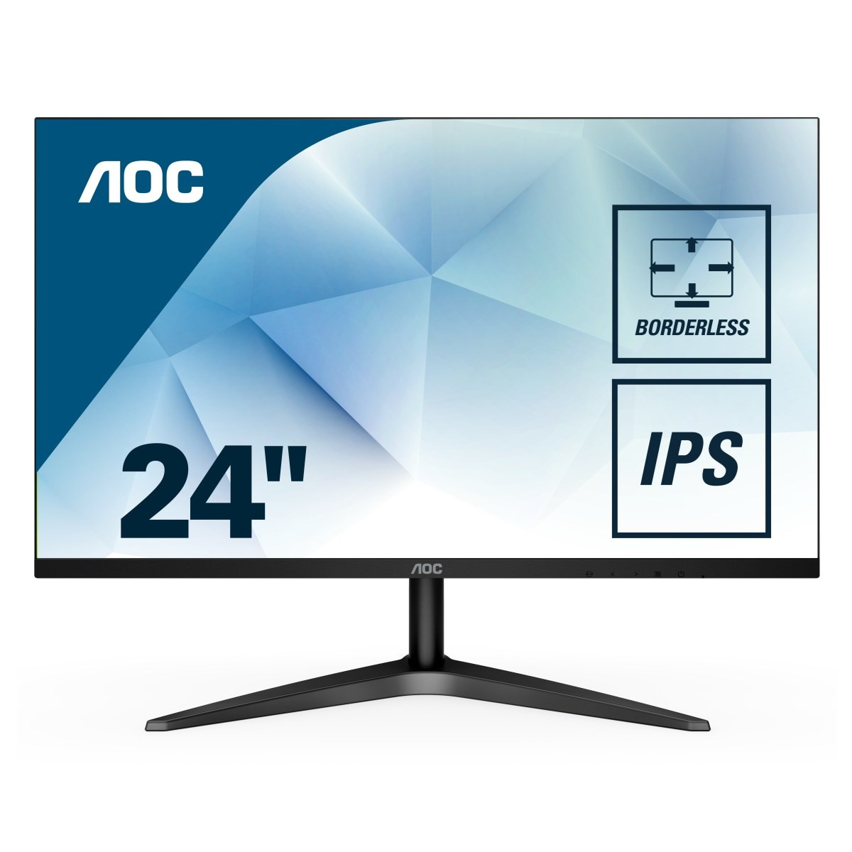Aoc 23.6 Full HD Black computer monitor 60Hz IPS Framless Panel - HDMI ...
