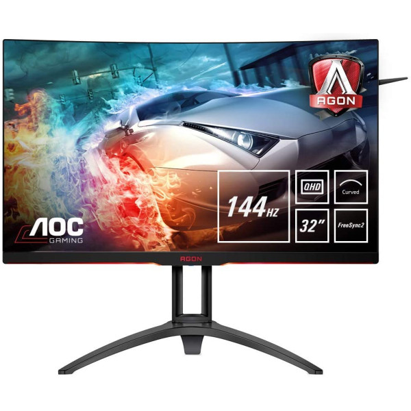 Aoc AGON 32" 2560X1440 VA FREESYNC 2 144HZ 4MS GAMING WIDESCREEN LED ...