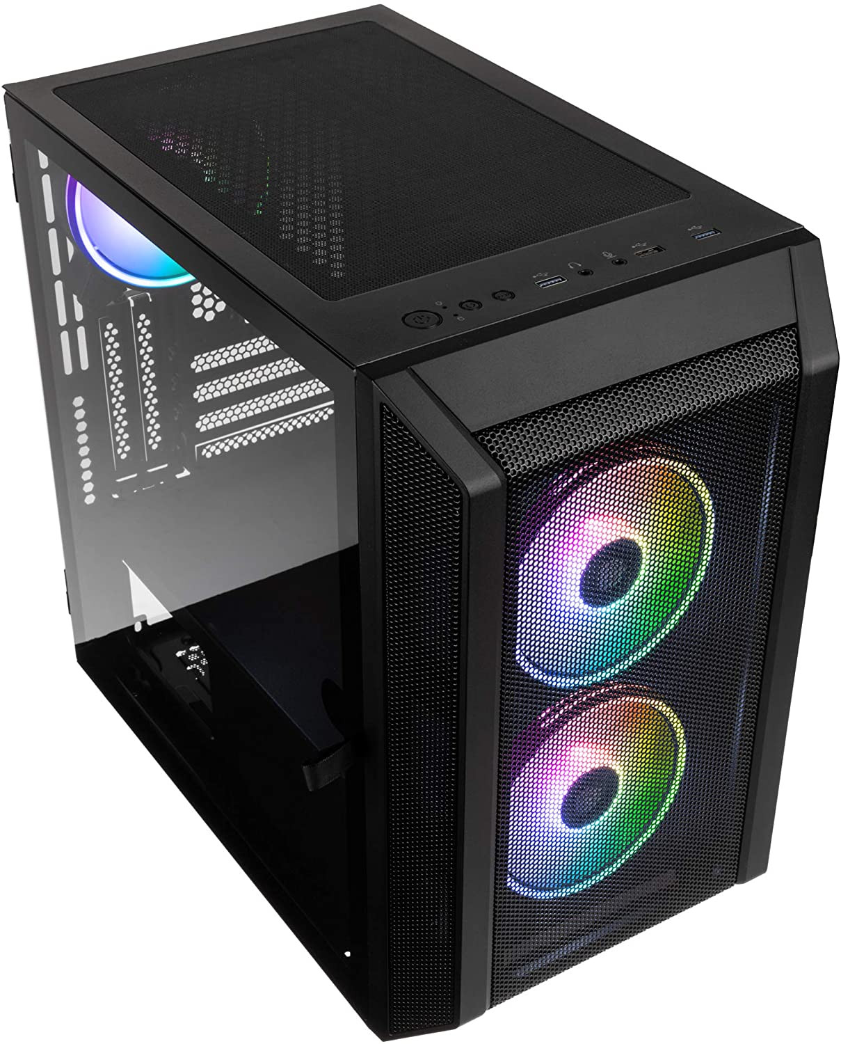 Kolink CITADEL- MESH-RGB Citadel Micro ATX Gaming Case - Black Mesh ...