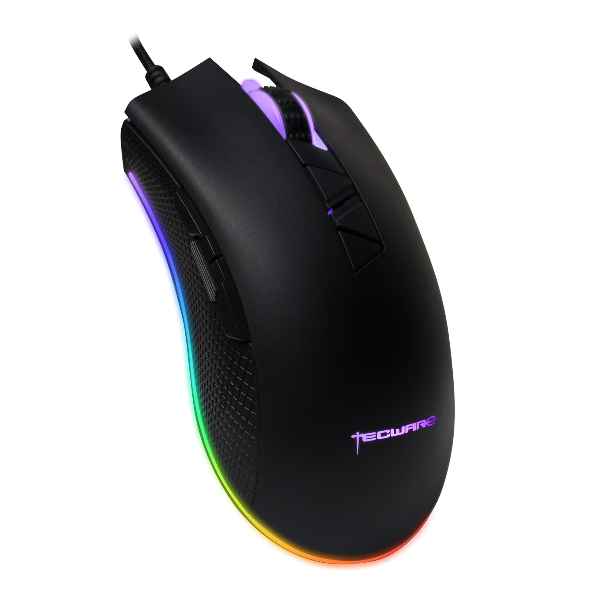 Tecware Torque Plus - RGB Gaming Mouse (Matt Black) | Falcon Computers