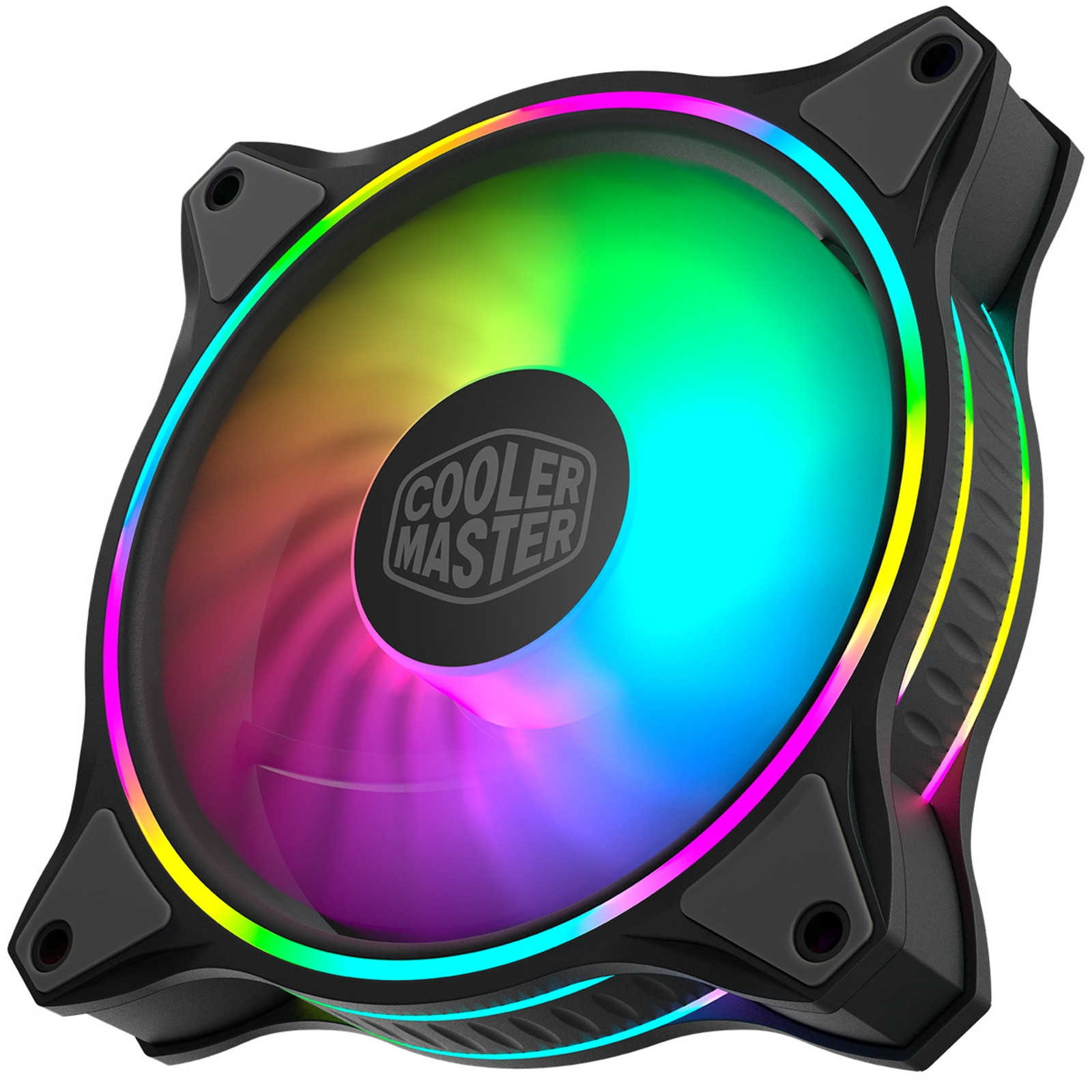 Coolermaster MasterFan MF120 Halo Addressable RGB 3 Fan Pack with ARGB ...