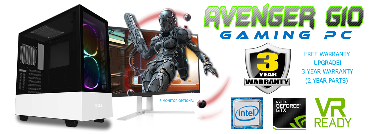 Falcon AVENGER-G10 Pro Intel Gaming PC System | Falcon Computers