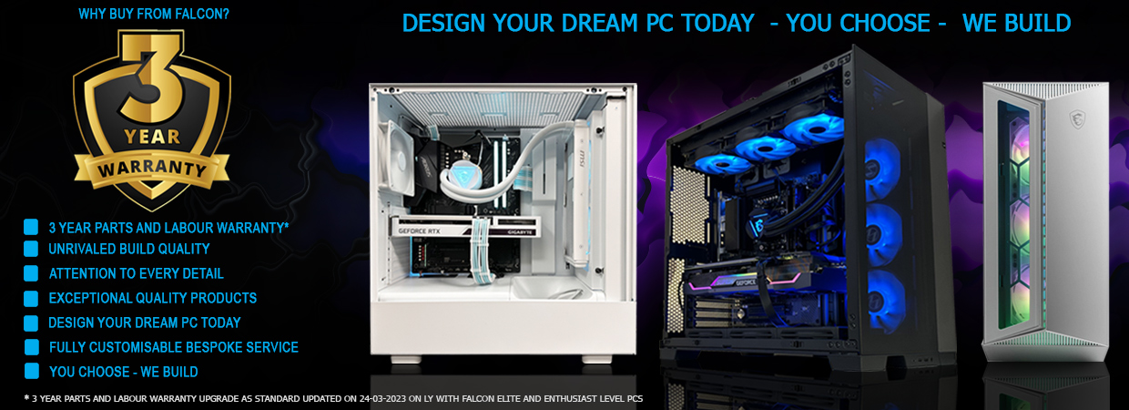 Falcon Intel Core Gaming PC System | Falcon Computers