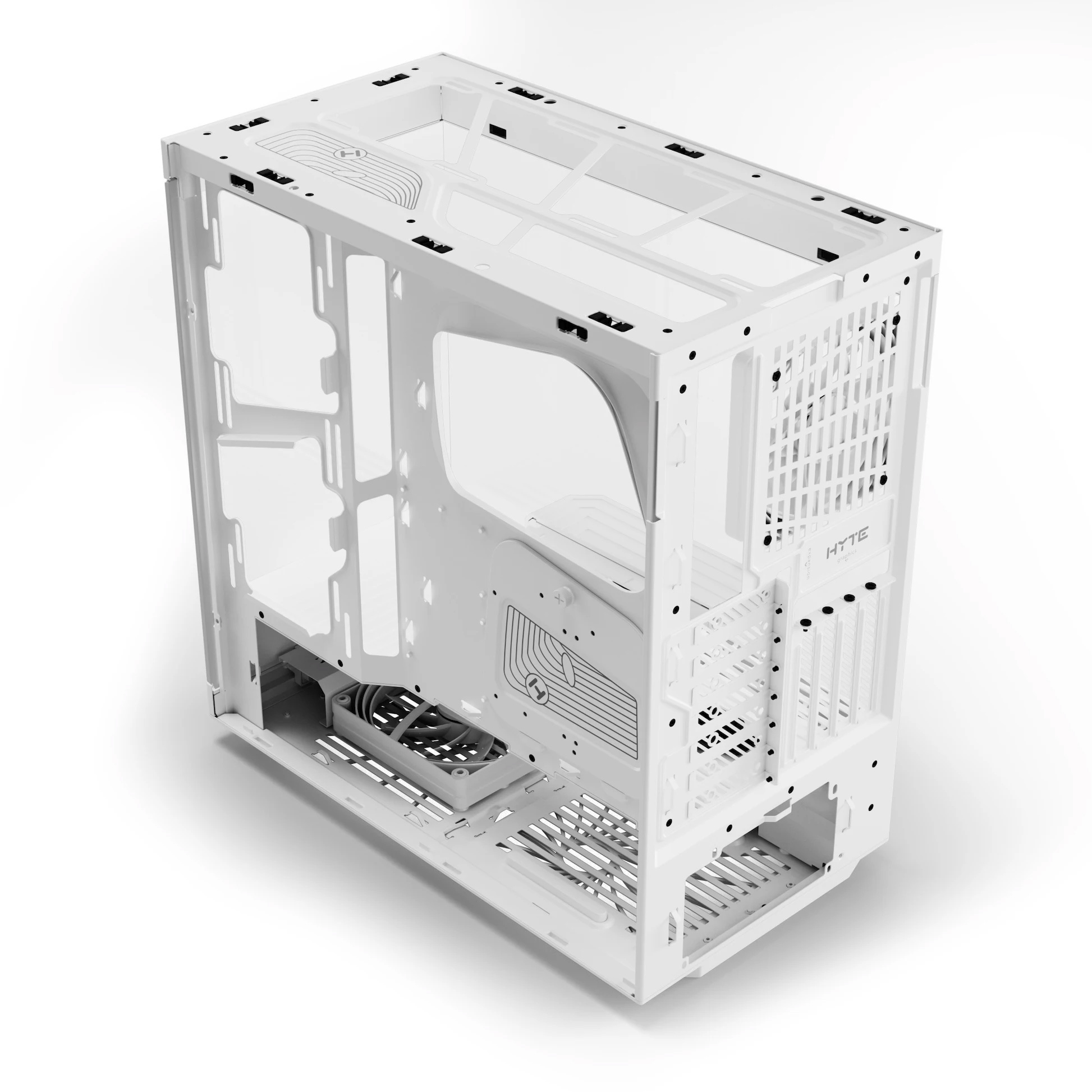 HYTE Y40 Mid-Tower ATX Case - Snow White | Falcon Computers