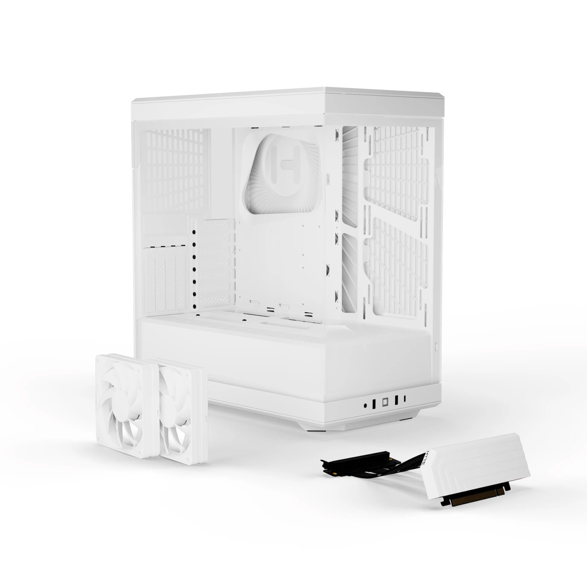 HYTE Y40 Mid-Tower ATX Case - Snow White | Falcon Computers