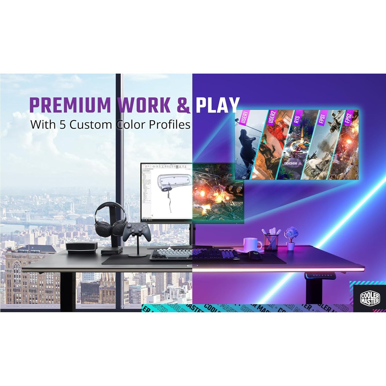 Coolermaster Cooler Master Tempest GP27U 27`` 4k 3840x2160 IPS Quantum ...