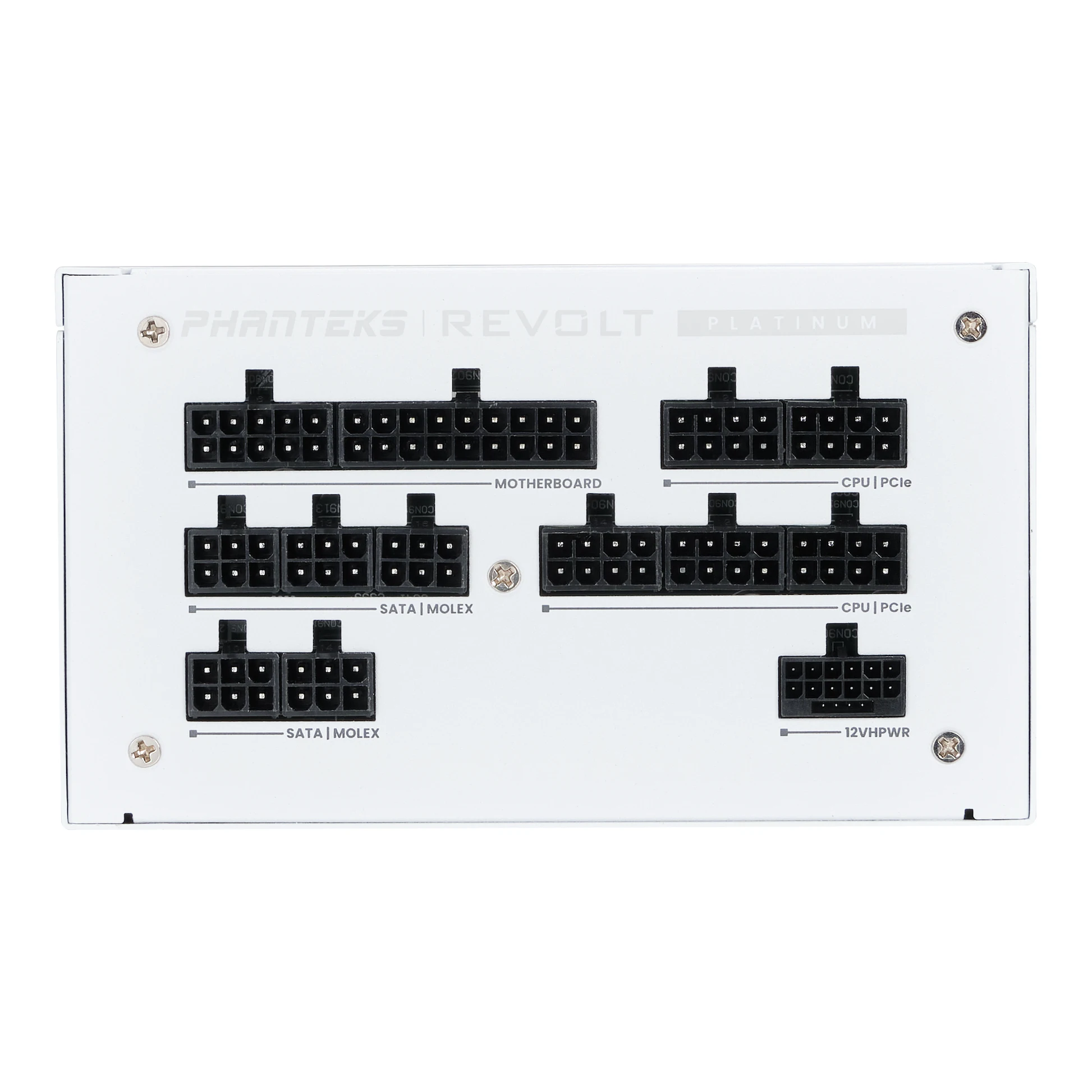 Phanteks AMP GH 1000W 80PLUS Platinum ATX Power Supply Modular - White ...