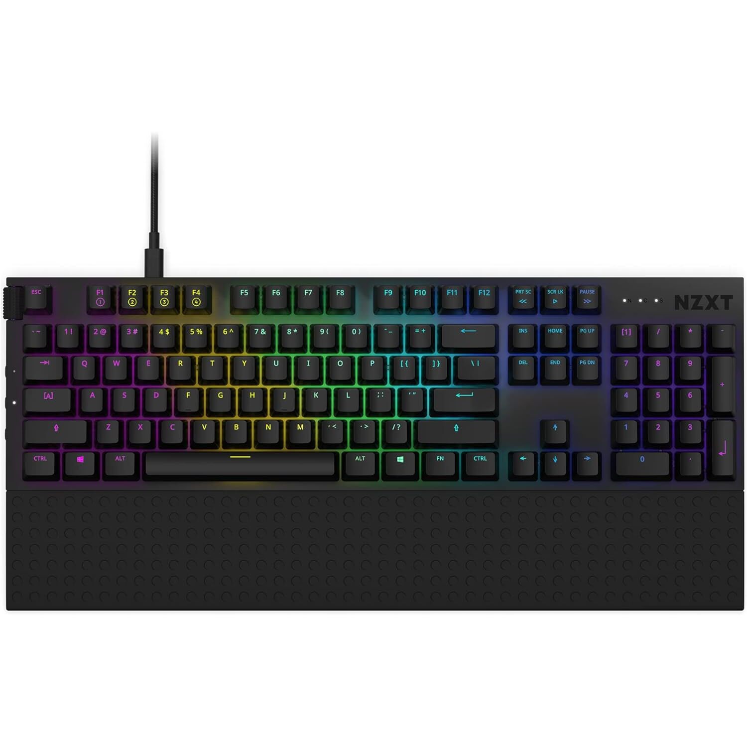 NZXT Full Size Function Mechanical PC Gaming Keyboard - Illuminated ...