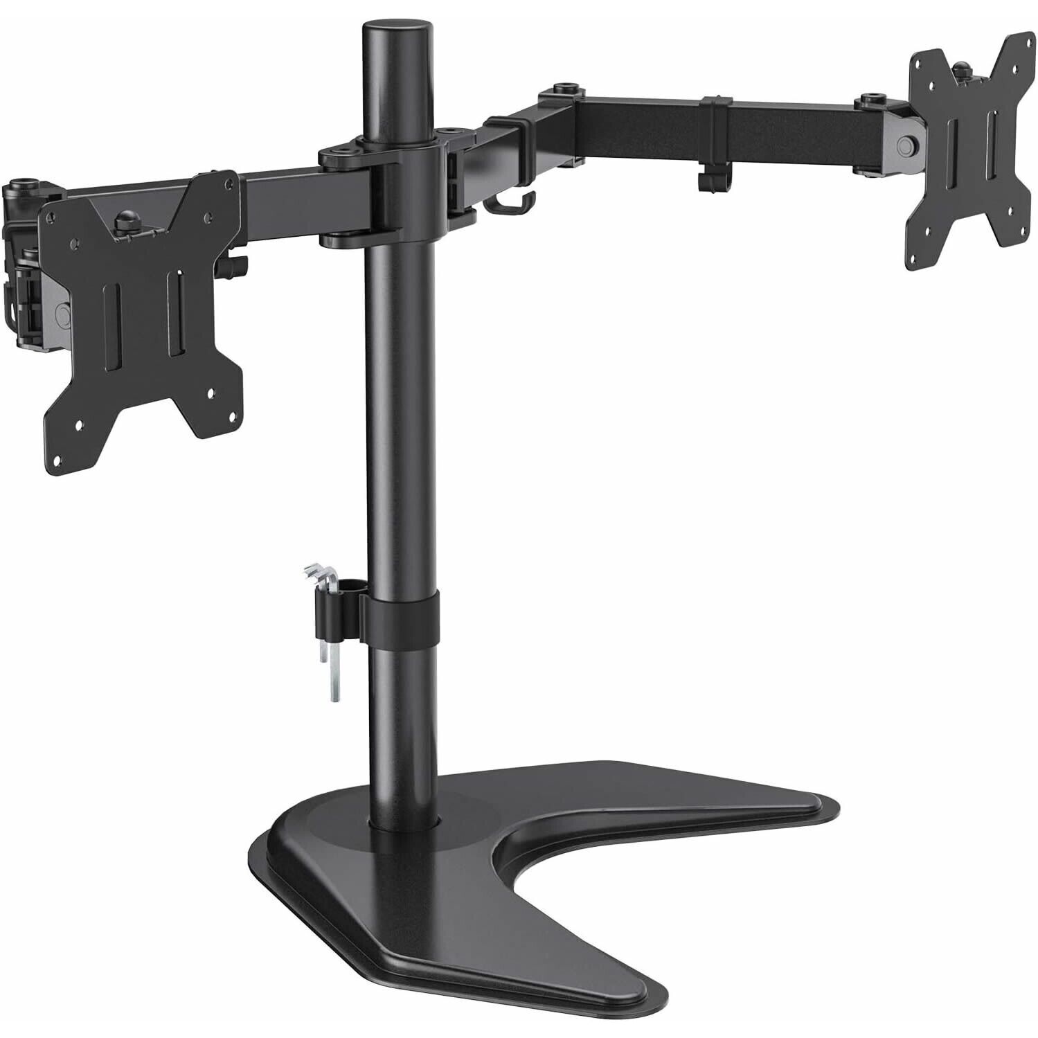 JEDEL Dual LCD Computer PC Monitor Arm Mount Desk Stand 13-32`` Screen ...