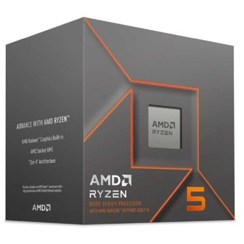 AMD Ryzen 5 8600G Six Core 4.3GHz (Socket AM5) APU with Radeon 760M ...