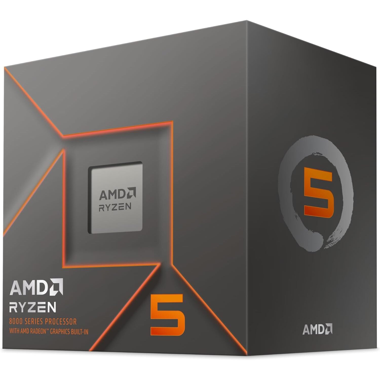 AMD Ryzen 5 8500G Six Core 3.5GHz (Socket AM5) APU with Radeon 740M ...