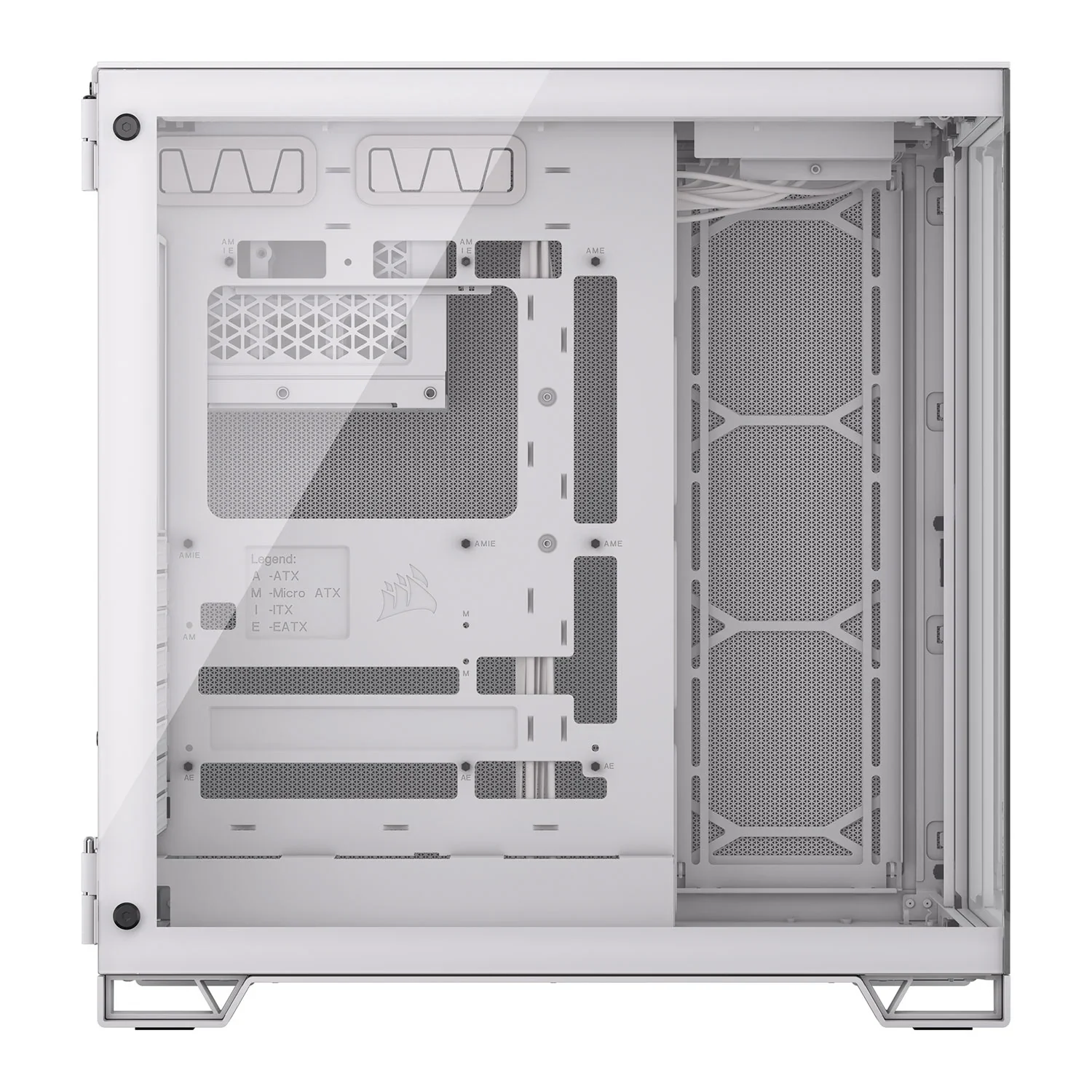 Corsair 6500X ATX MID TOWER CASE - WHITE | Falcon Computers