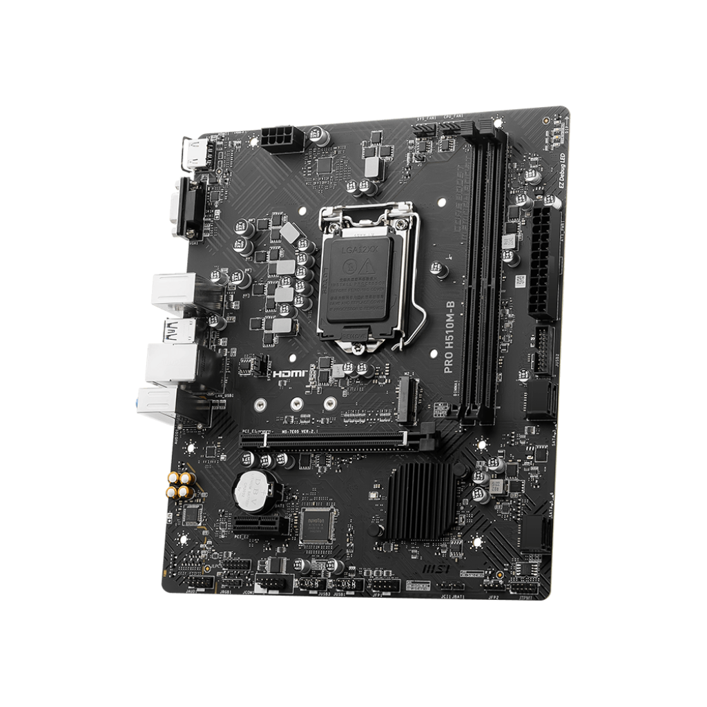 MSI Intel H510 A PRO Micro ATX Motherboard - Socket 1200 10th Gen Cpus ...