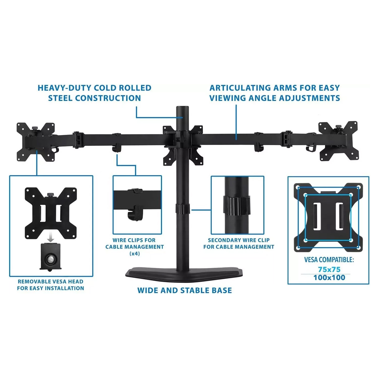 JEDEL Triple LCD Monitor Stand / Flight simulator / Car Simulator ...
