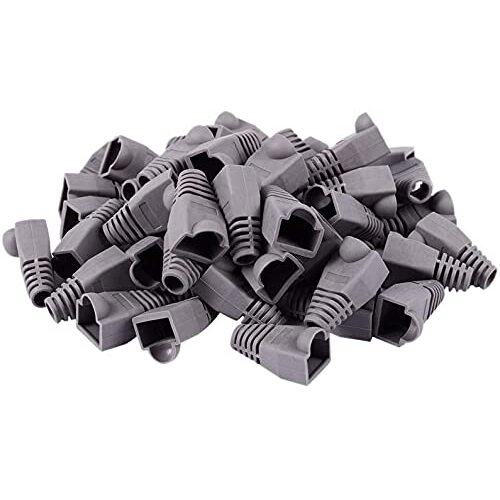 Generic 50 pack Rj45 Boots, Matched Pairs or 1 Colour (GREY) | Falcon ...