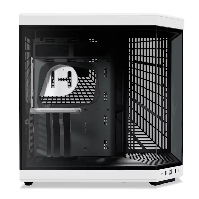 HYTE Y70 Dual Chamber Mid-Tower Atx Case - Black / White | Falcon Computers