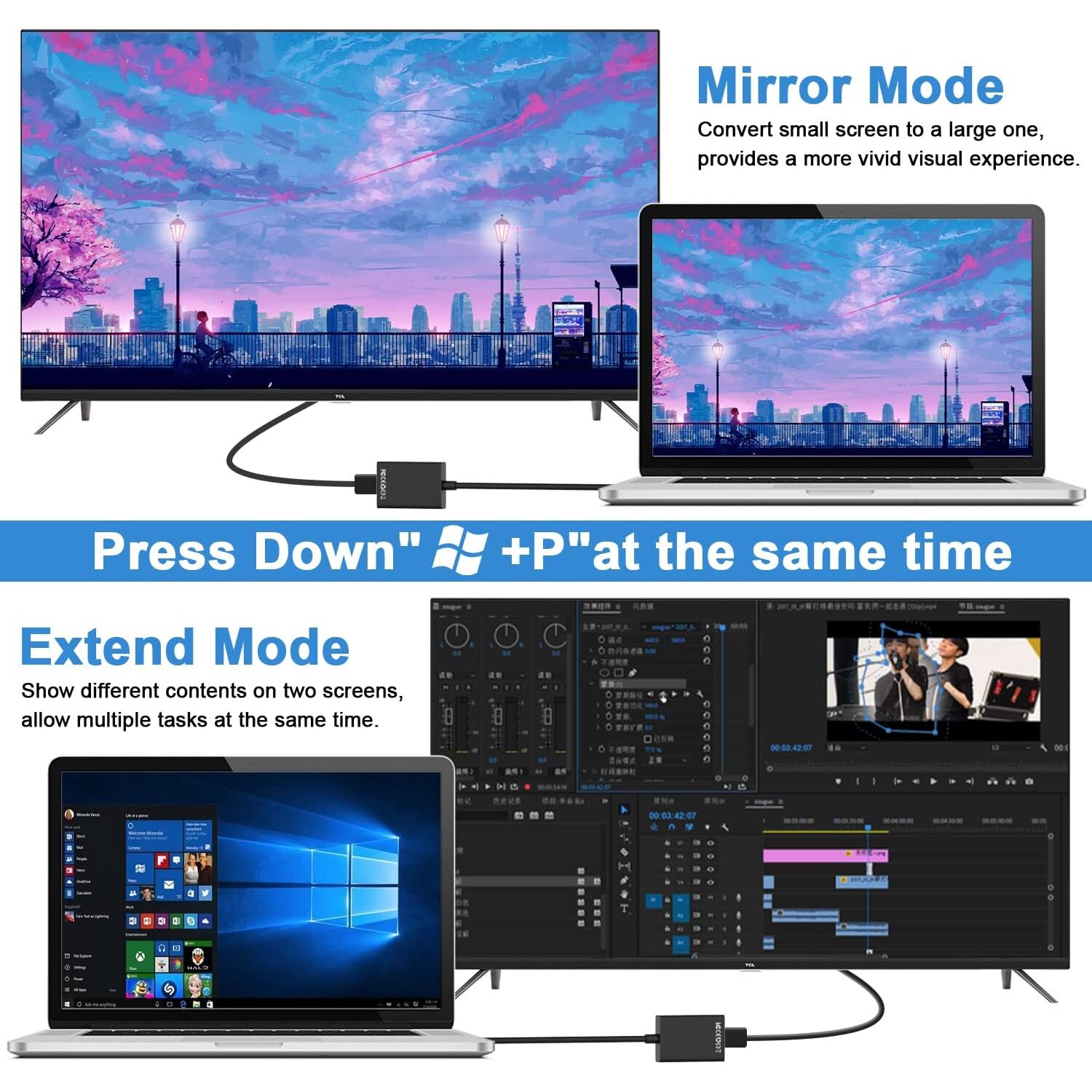 Generic USB3 To HDMI Converter - Requires driver install | Falcon Computers
