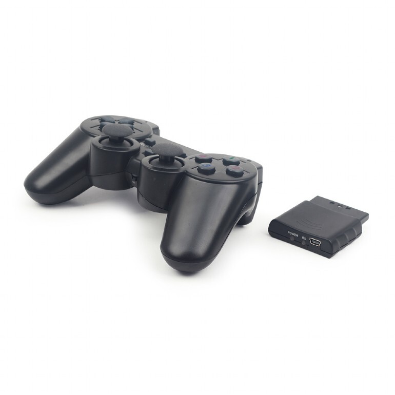 Gembird Wireless Dual Vibration Gamepad - For PC / PLAYSTATION 2 and 3 ...
