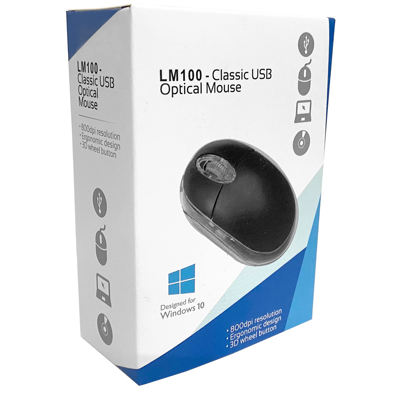 B.C.L Classic USB Mini mouse - Black - USB 800 Dpi | Falcon Computers