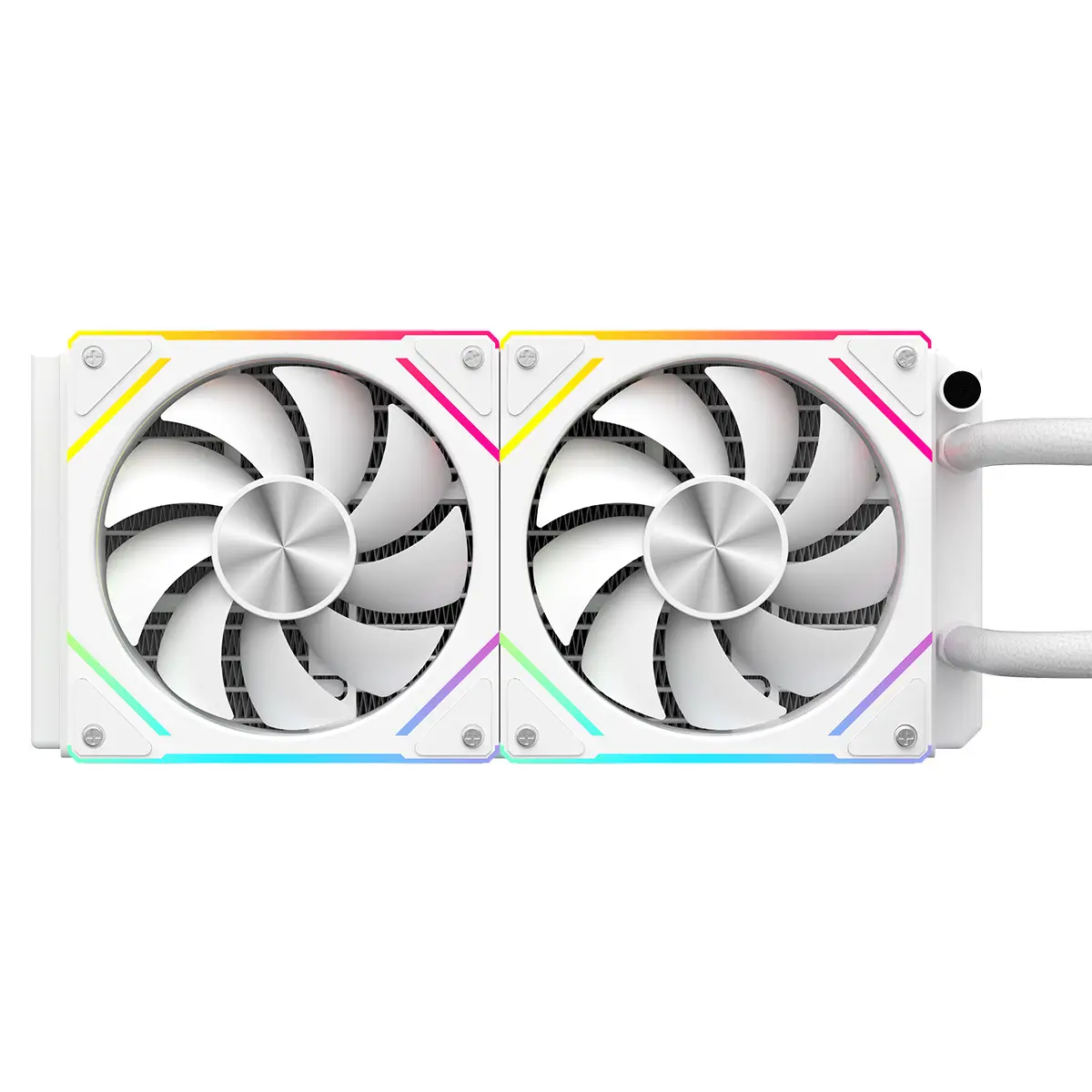 CIT Pro Glacier 240mm (White) LCD Temperature Display AIO Liquid Cooler ...