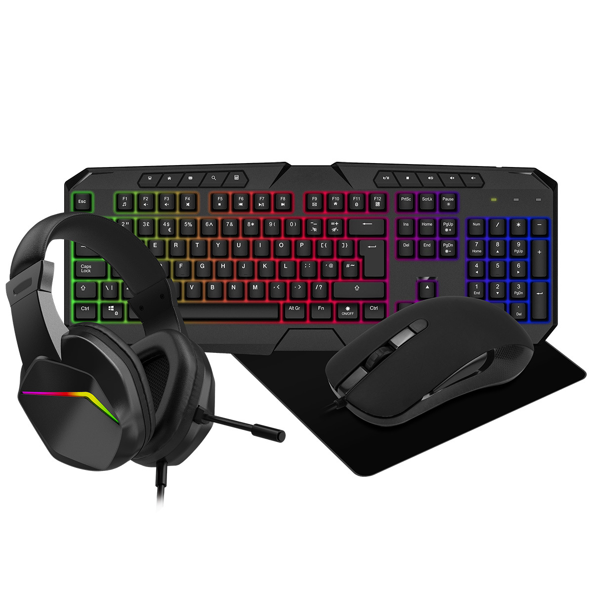 CIT Raptor 4in1 Keyboard Mouse & Headset Combo | Falcon Computers