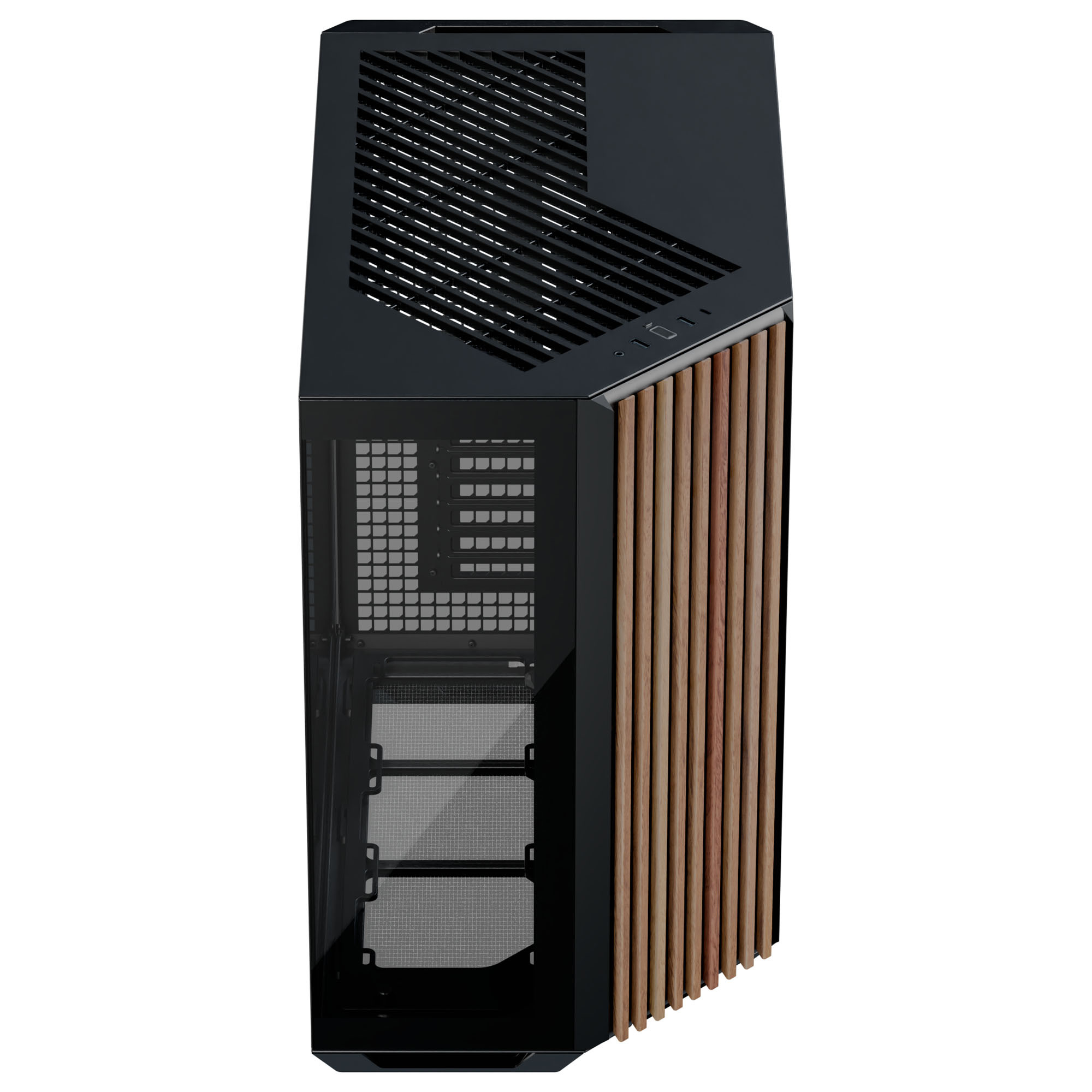 APNX V1 Wood Case - Black / Wood | Falcon Computers